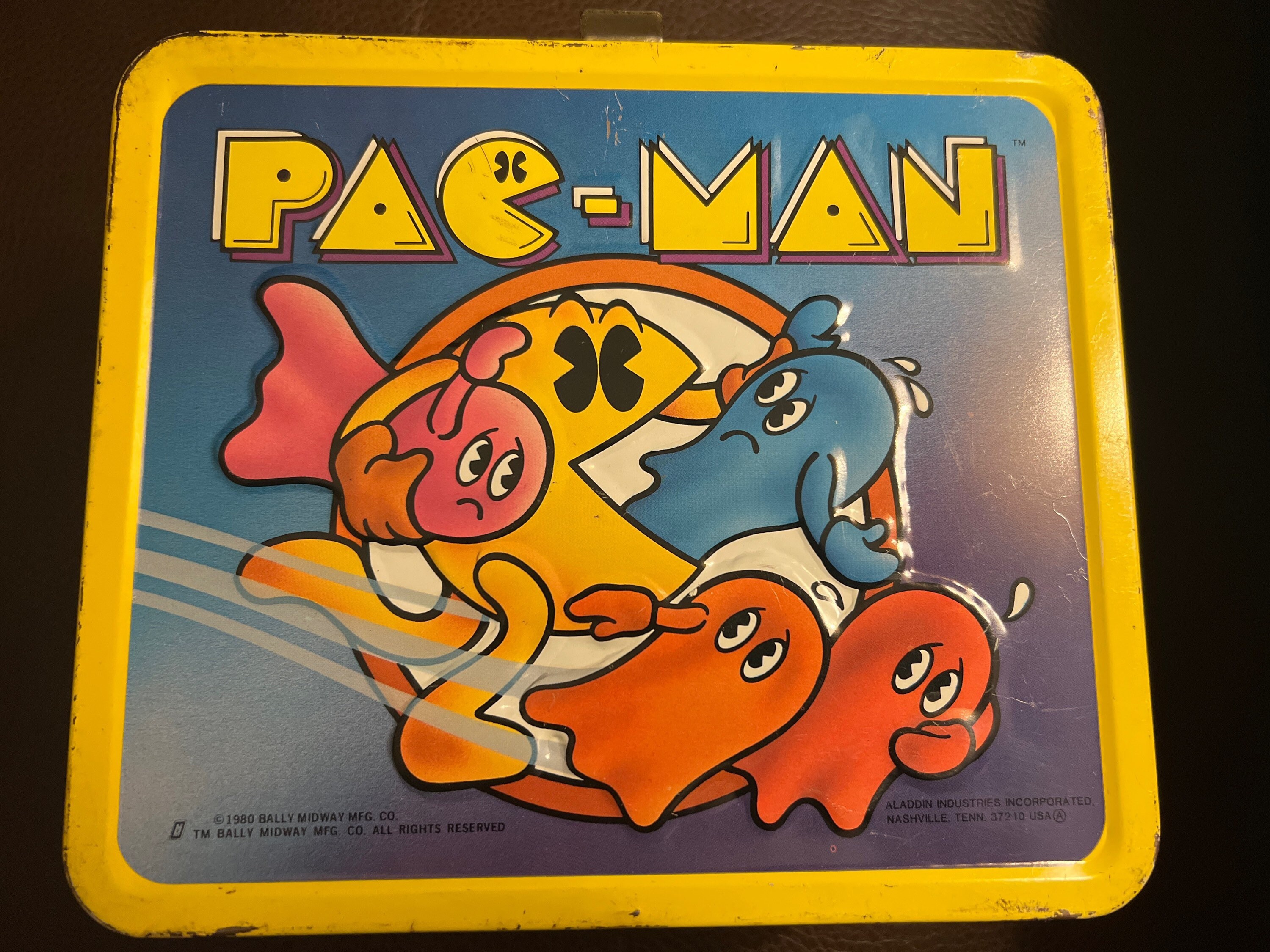 1980 Pac-man Lunch Box Aladdin Industries With Thermos - Etsy