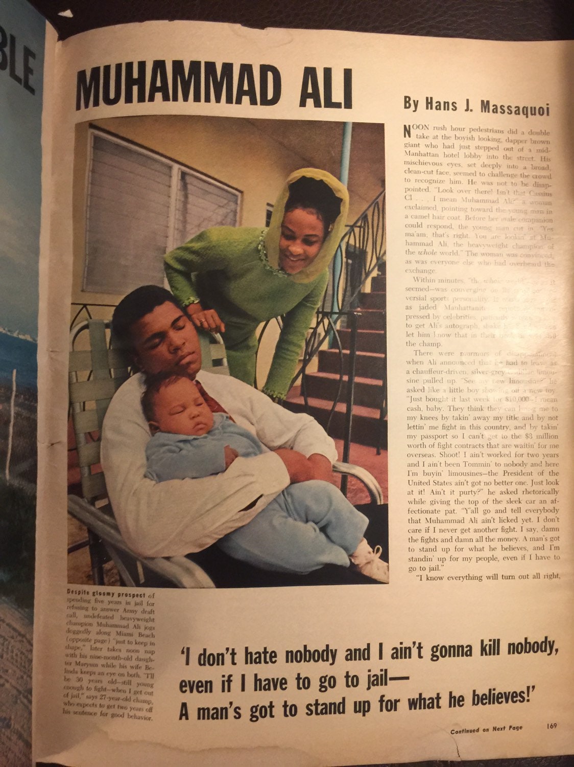 Ebony Magazine, November 1967, Muhammad Ali’s Secret Honeymoon, April ...