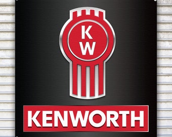 Kenworth Wall Sign - Etsy