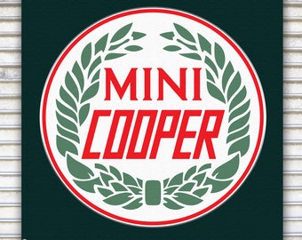 Mini Cooper Wall Sign - Etsy