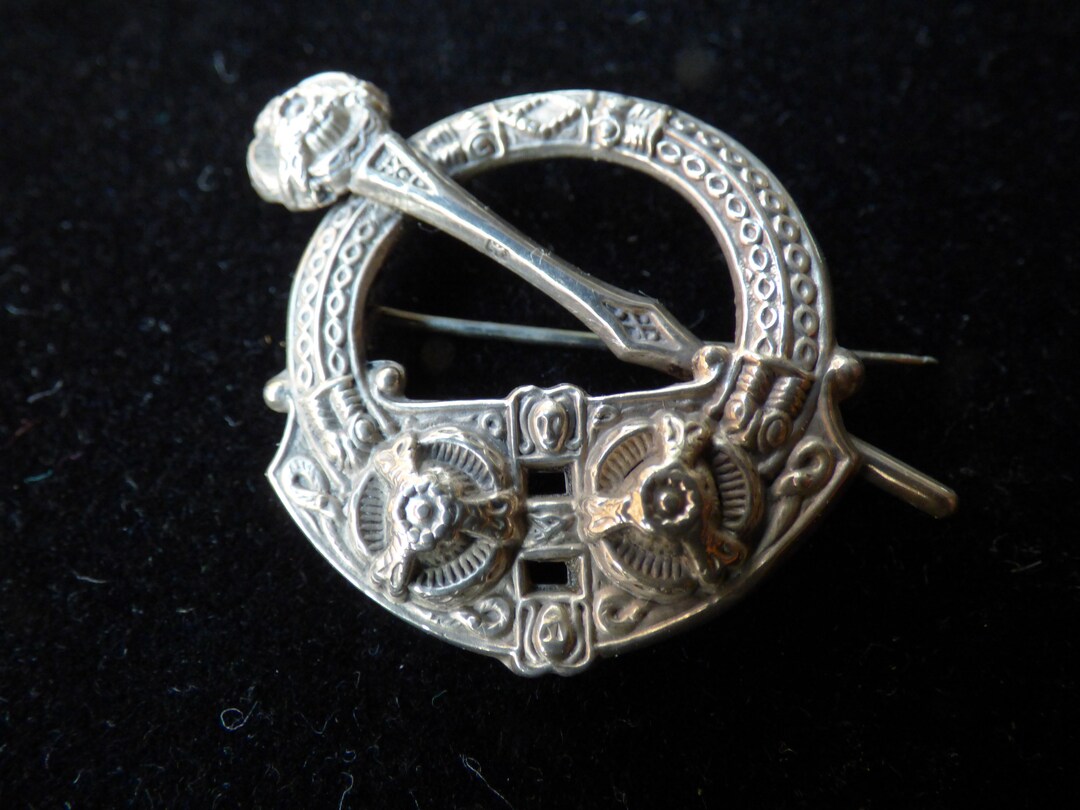 Antique Scottish Sterling Silver Penannular Brooch - Etsy