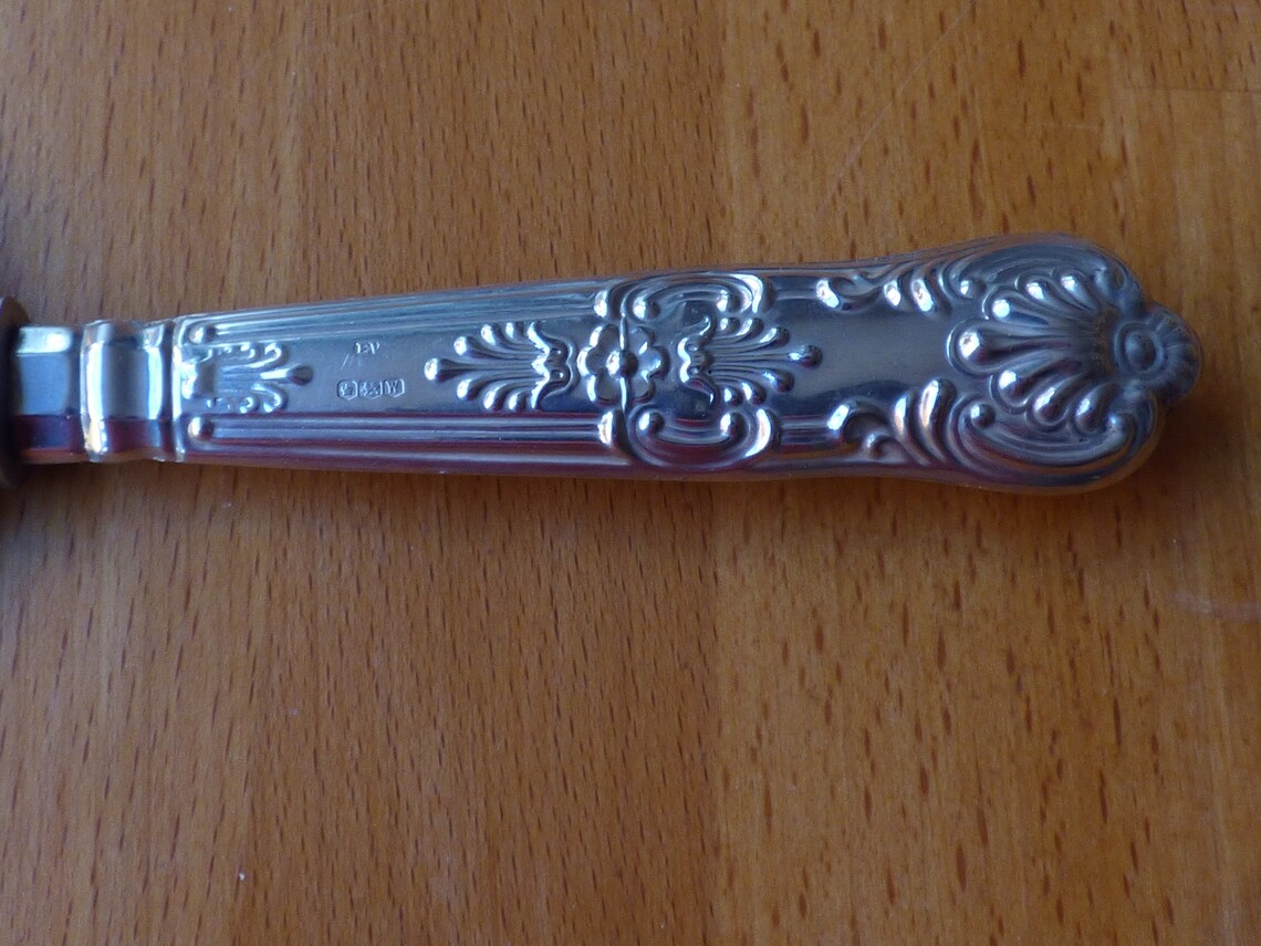 Sterling Silver Handled Cake Slice - Etsy