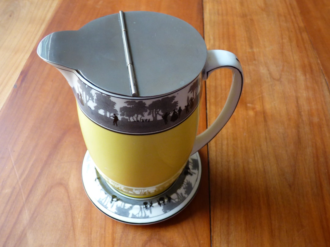 Art Deco Foley China Hot Water Jug & Stand - Etsy UK