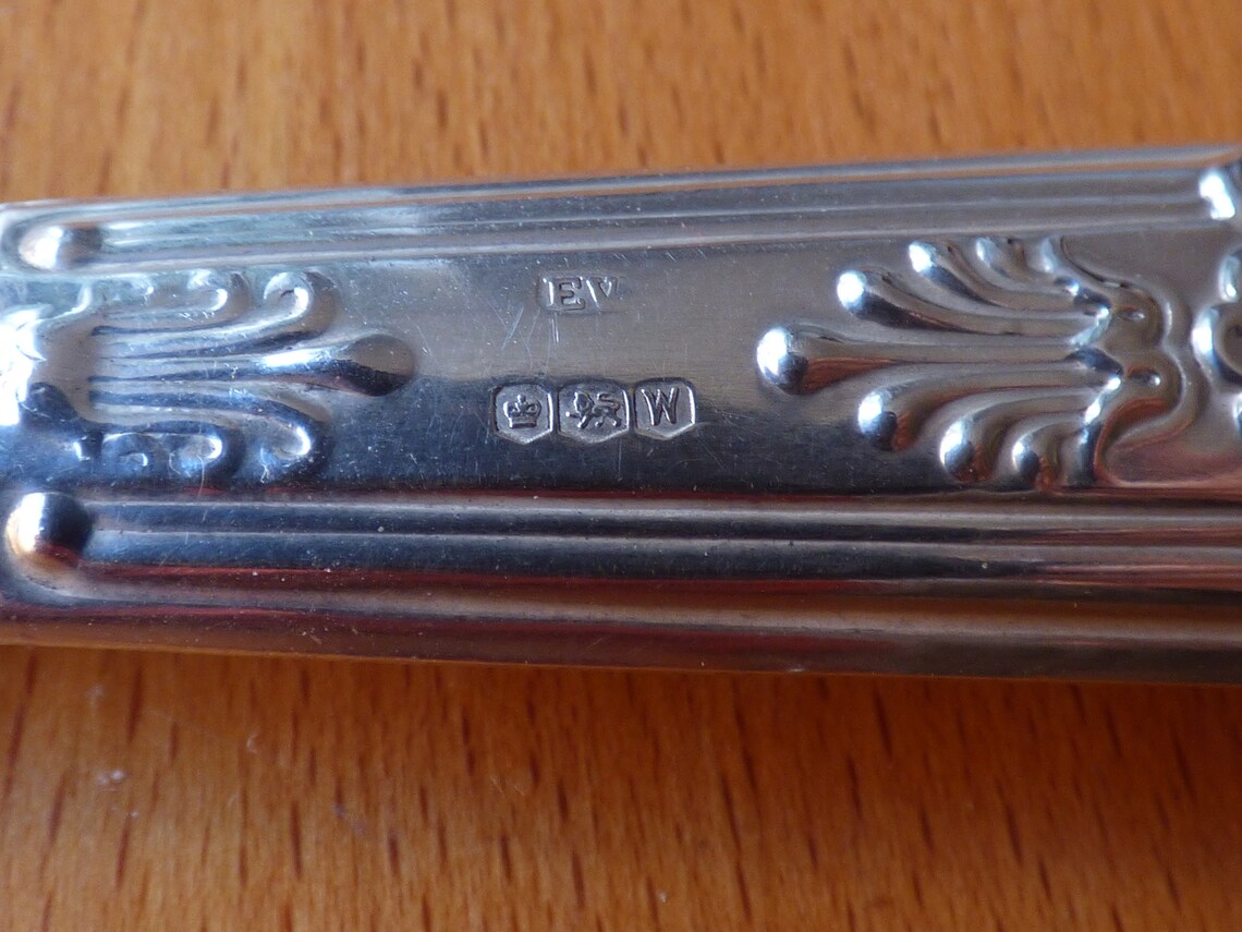 Sterling Silver Handled Cake Slice - Etsy