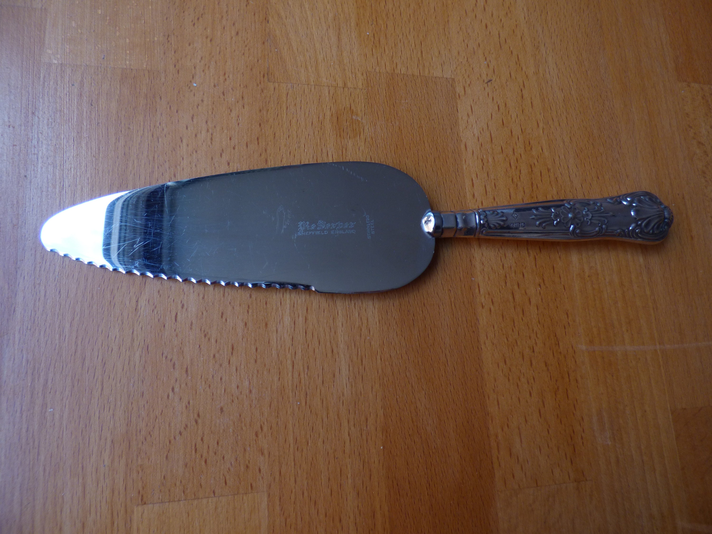 Sterling Silver Handled Cake Slice - Etsy