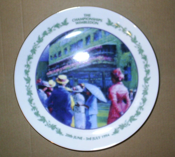 Wedgwood Wimbledon Collection Large Round Plate Boxed | Etsy