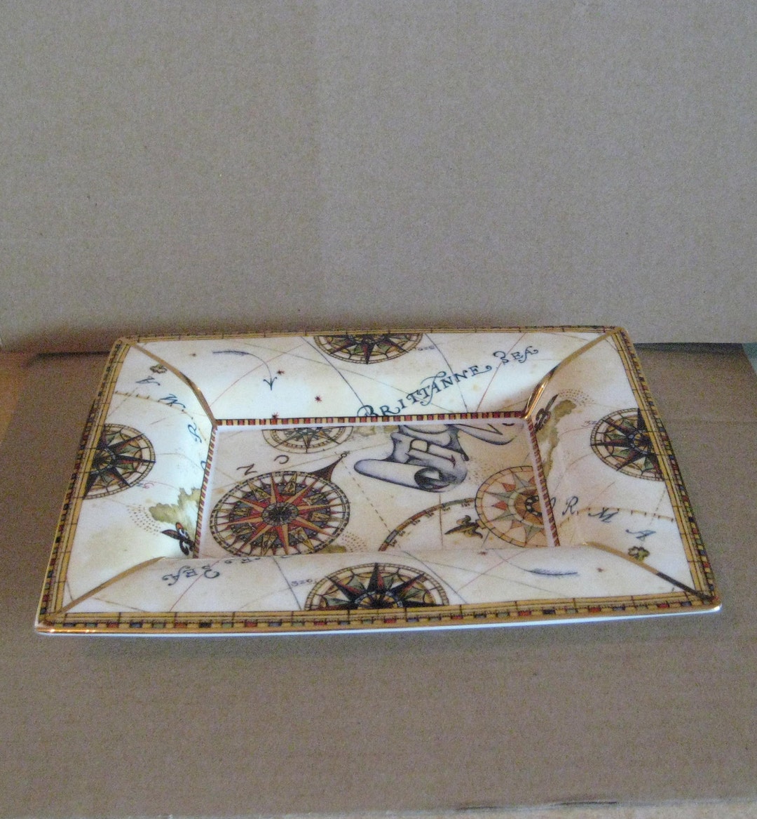 Wedgwood Atlas Oblong Tray - Etsy