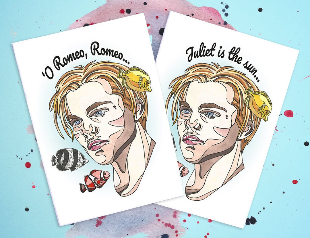 Romeo / Romeo + Juliet Handmade Card - Etsy