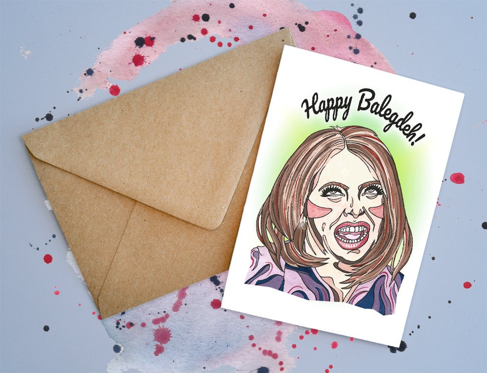 Happy Balegdeh / Jesy Nelson Handmade Card | Etsy