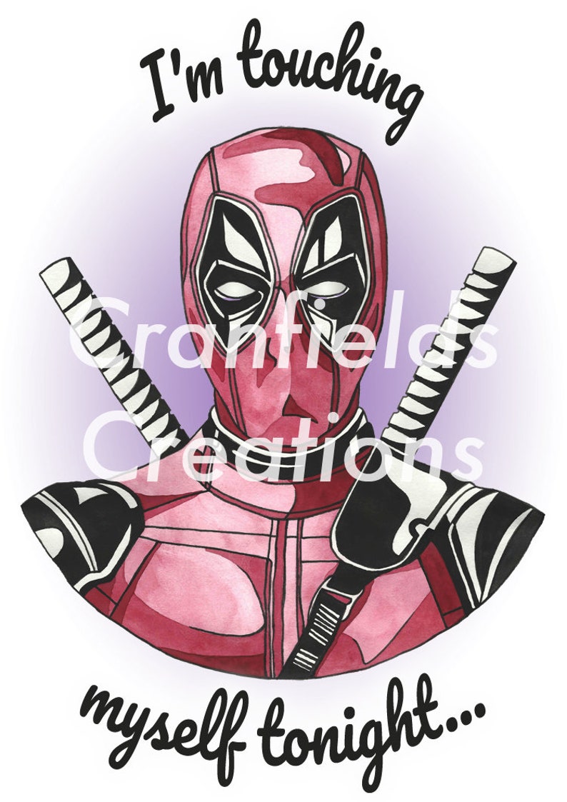 Deadpool Handmade Card | Etsy