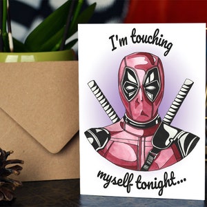 Deadpool Handmade Card - Etsy