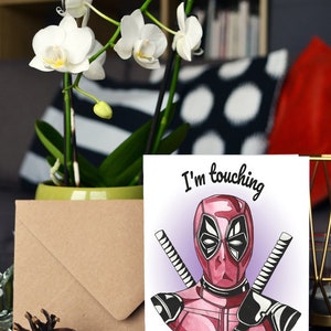 Deadpool Handmade Card - Etsy