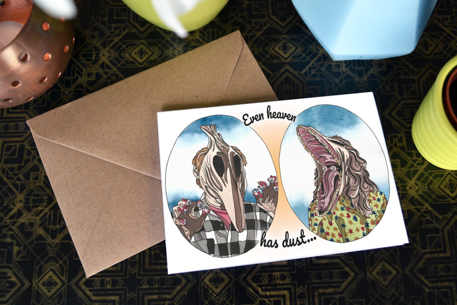 Beetlejuice Handmade Card - Etsy