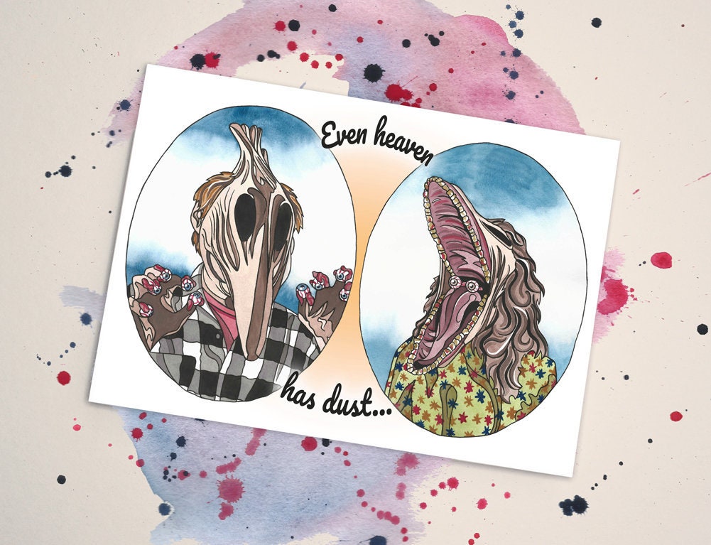 Beetlejuice Handmade Card | Etsy
