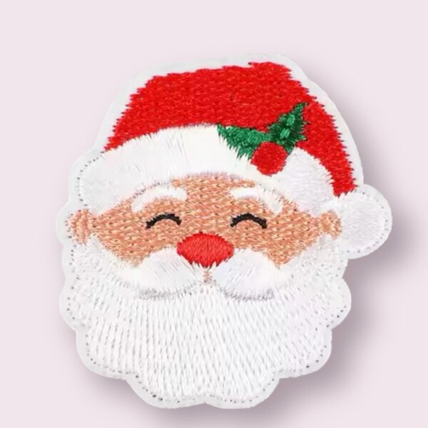 Santa Iron On - Etsy