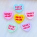Love Heart Cabochons, Sweet Heart Valentine’s Flat Back Heart, 19mm ...
