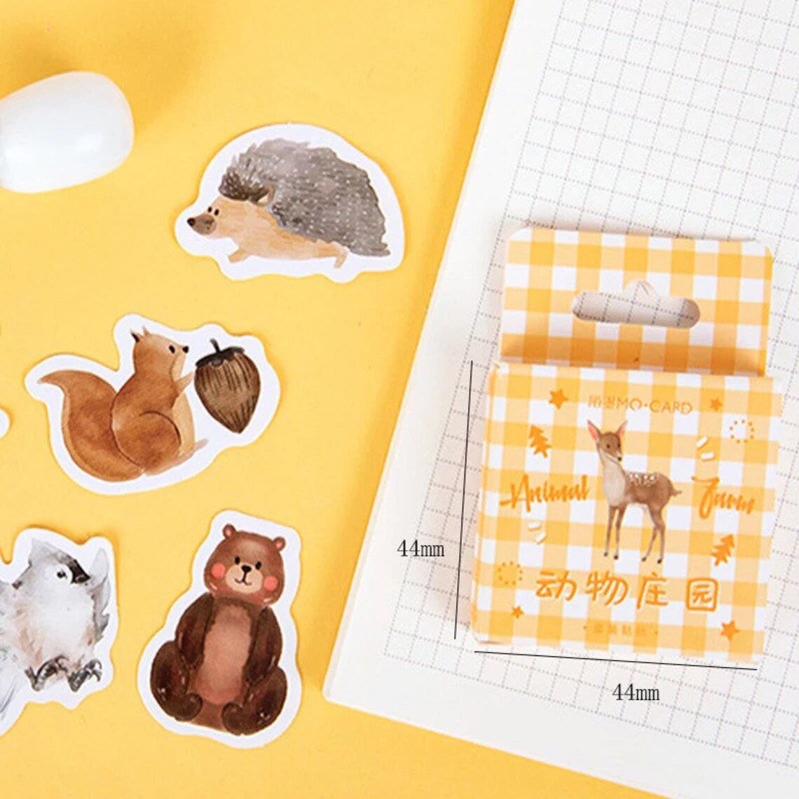Animal Stickers Paper Craft Stickers Scrapbook Stickers - Etsy UK