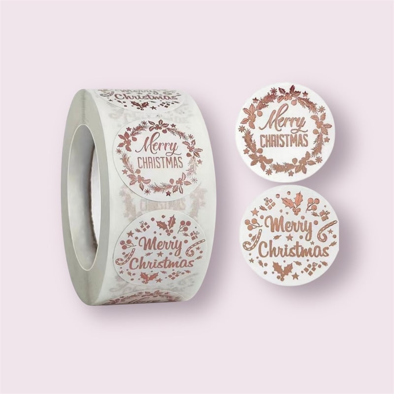 Merry Christmas Stickers for Card Making - Etsy