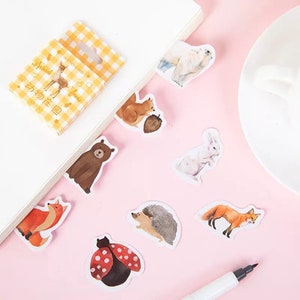 Animal Stickers, Paper Craft Stickers, Scrapbook Stickers, Sticker ...
