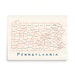 Pennsylvania Counties Map Poster, 18 Inches X 24 Inches printed on ...