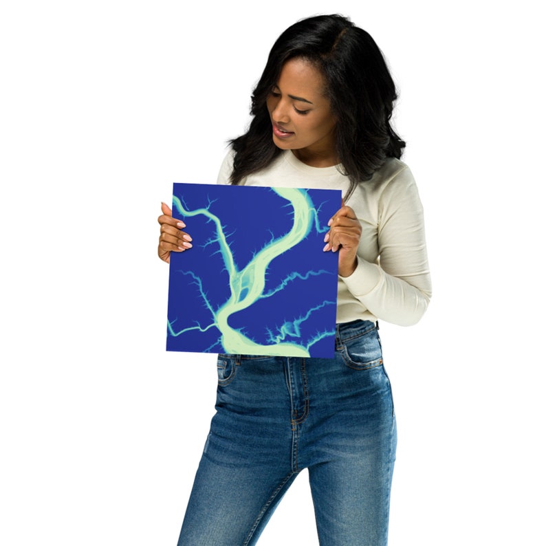 Map of the Confluence of the Juniata and Susquehanna River Near ...