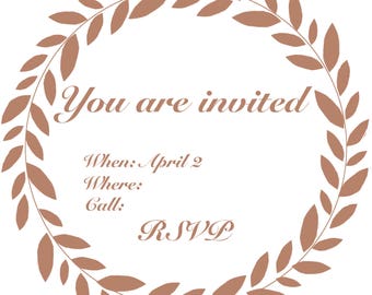 Wedding Wheels invitation templates