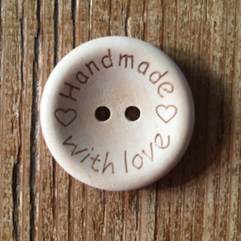Handmade Pom Button - Etsy UK