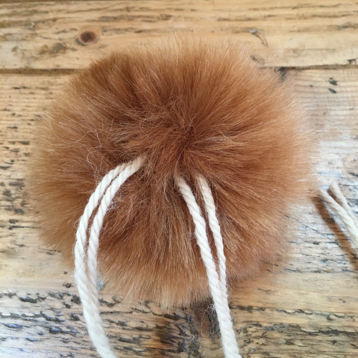 Just Ginger Faux Fur Luxury Pom Poms | Handmade in UK | Hand Washable ...