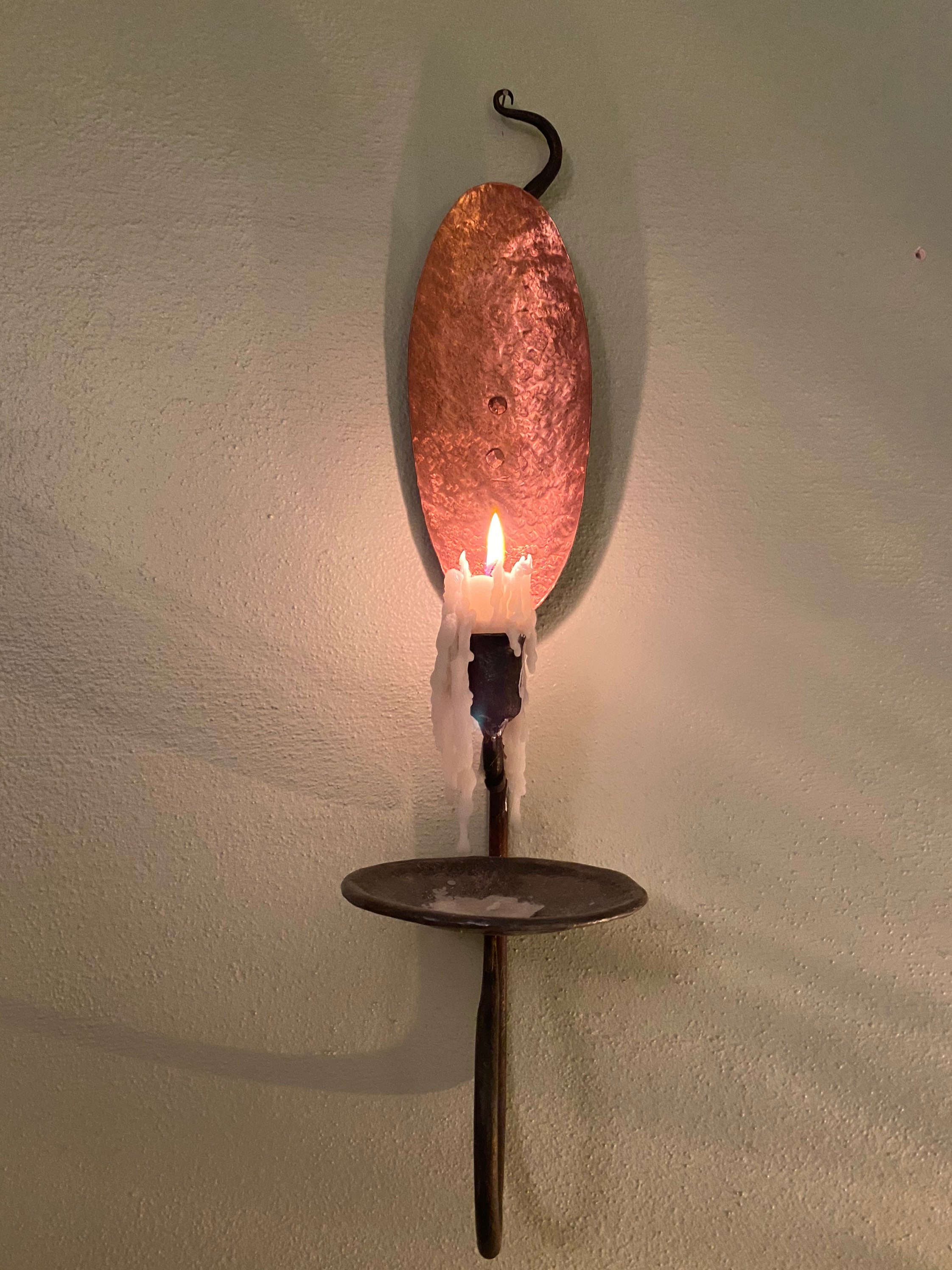 Copper Reflector Candle Light - Etsy Israel