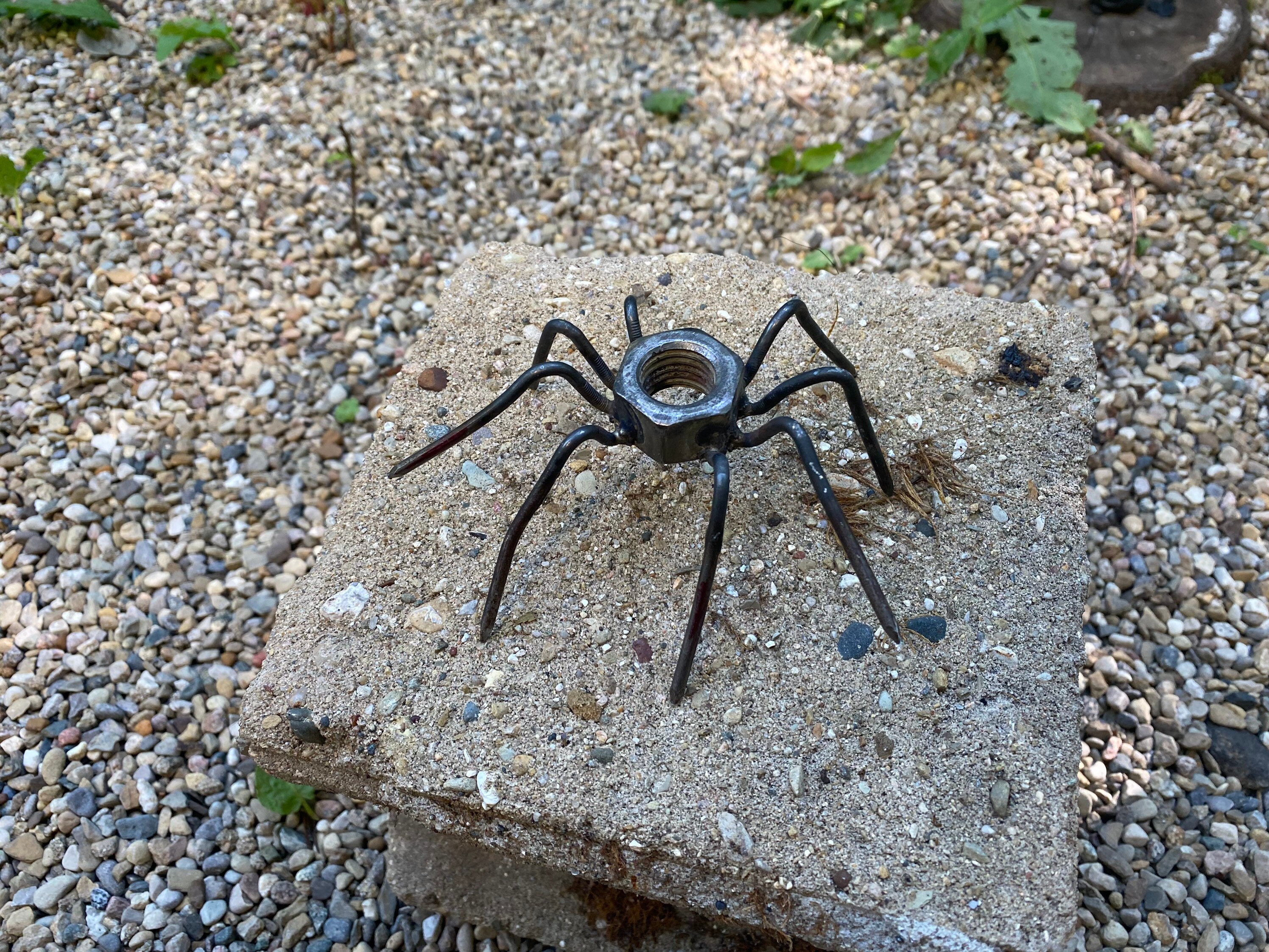 Scrap Iron Spider | Etsy