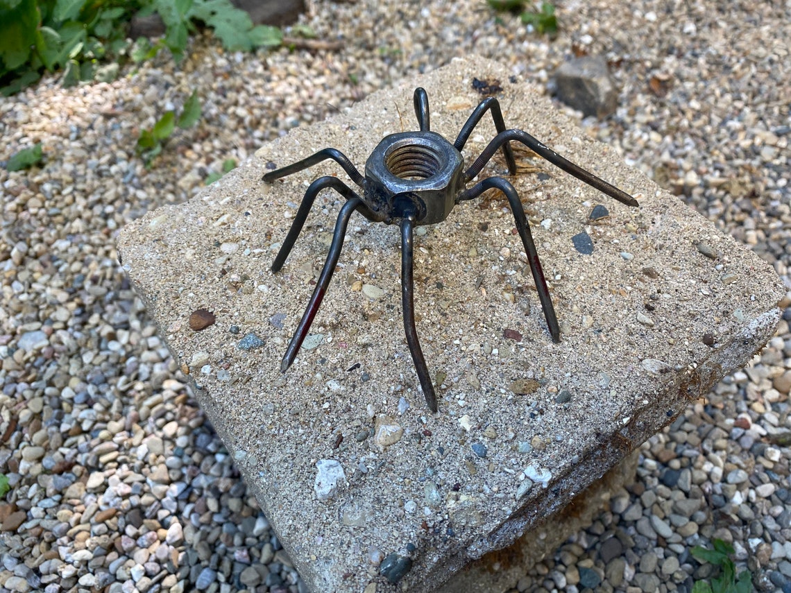 Scrap Iron Spider | Etsy