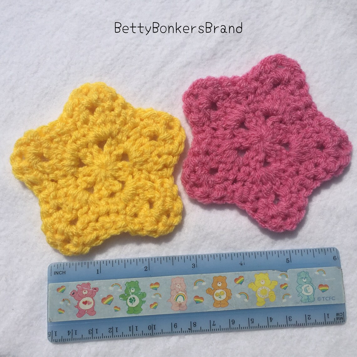 Crochet Soot Sprite Coasters: 4-pack; Dust Bunny W/ Konpeito- Crocheted ...