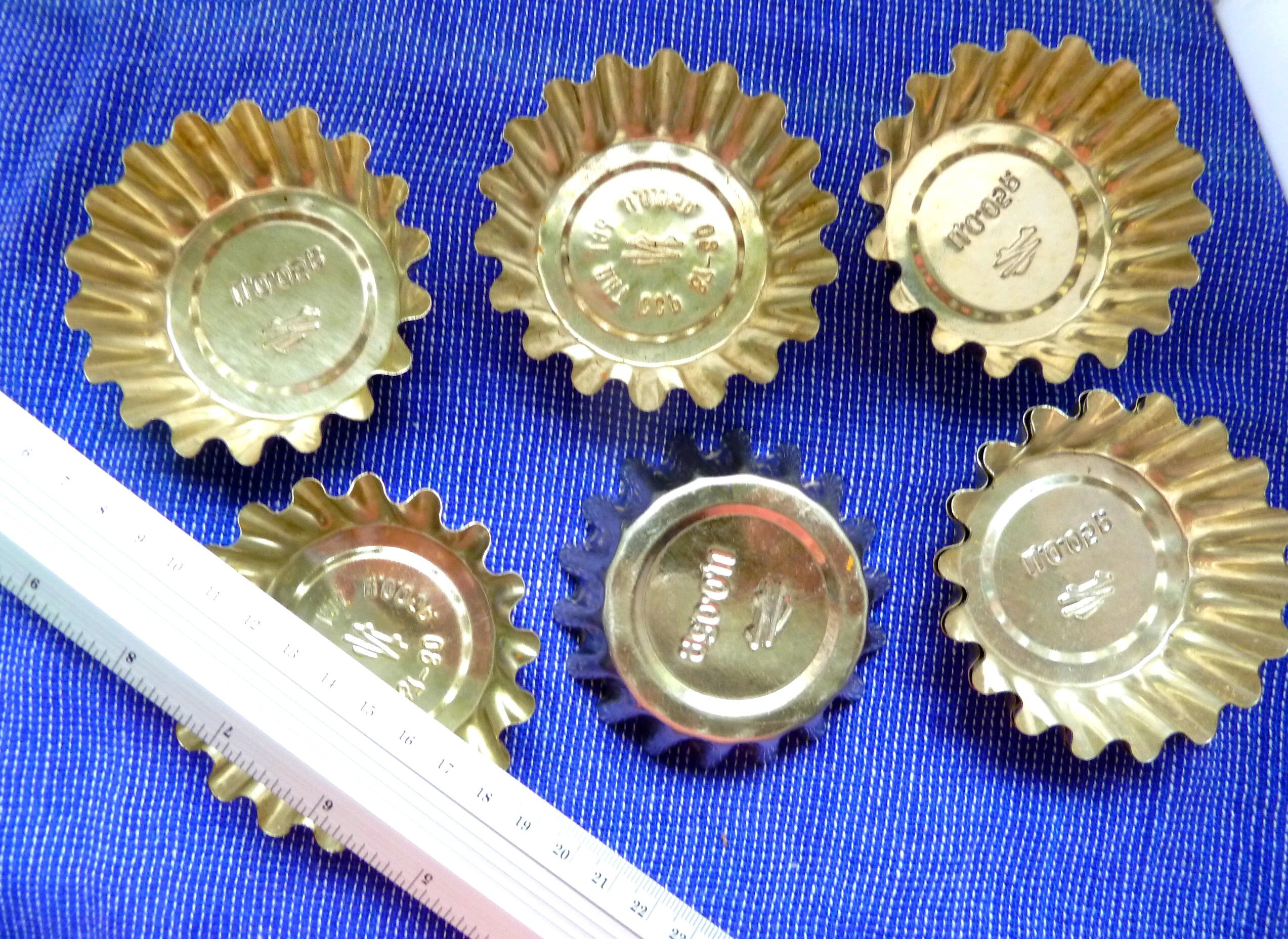 Vintage Aluminum Forms for Baking 2 Sets of 9/10 Mini Muffin - Etsy