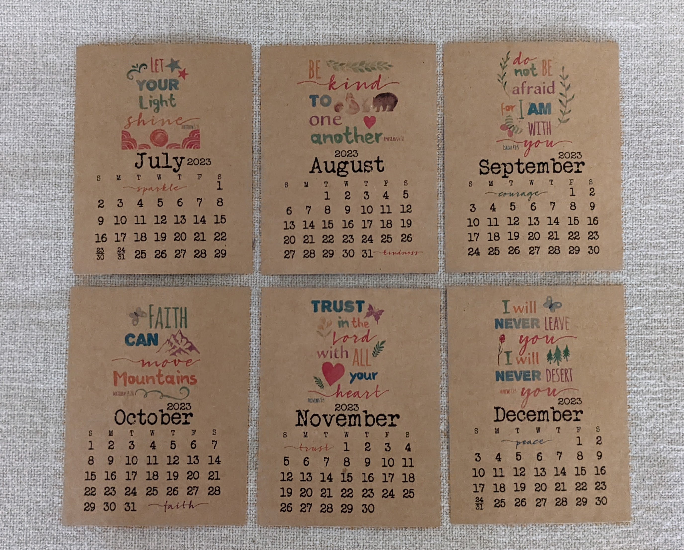 Bible Verse Calendar 2023 Desk Calendar With Stand Gift For Etsy Bible Verse Calendar 2023 Desk Calendar With Stand Gift For Etsy