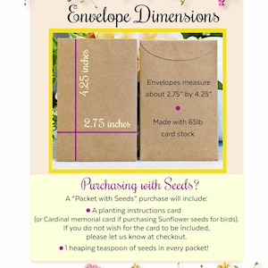 Business Referral Seed Packet Envelope, Real Estate Agent Business ...