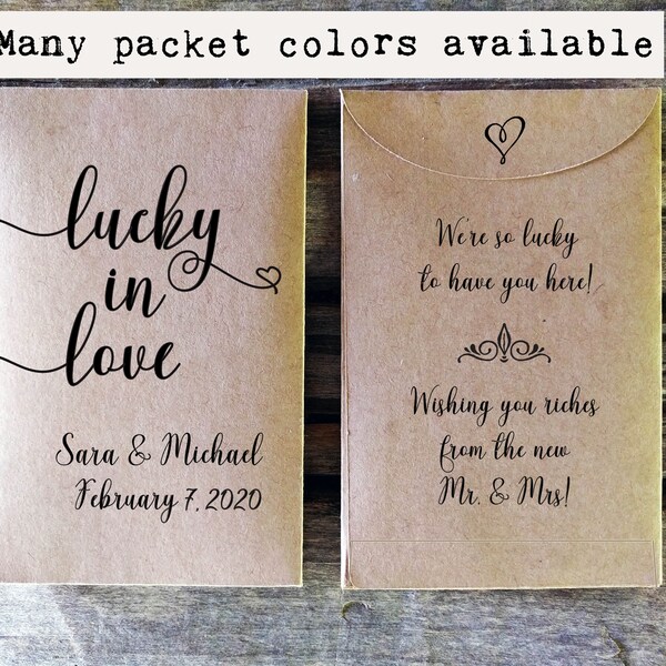Lottery Ticket Wedding Favor - Etsy