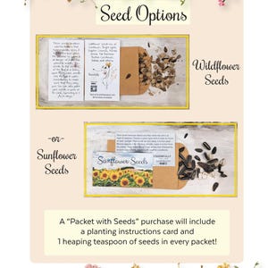 Teacher Appreciation Thank You Gift Seed Packet, School Favors, Gift ...