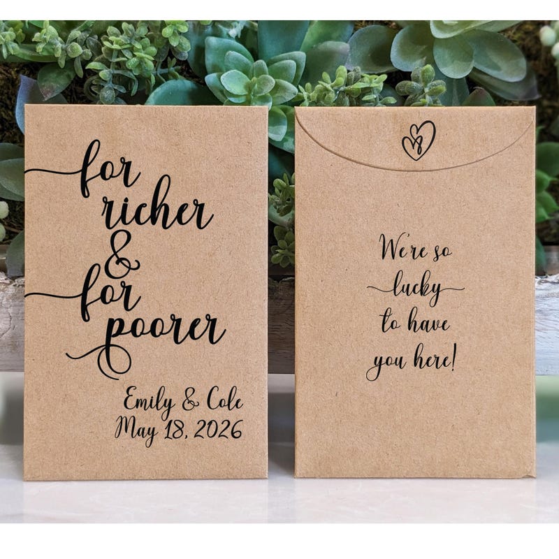 Wedding Favors Lottery Tickets Envelope - Etsy