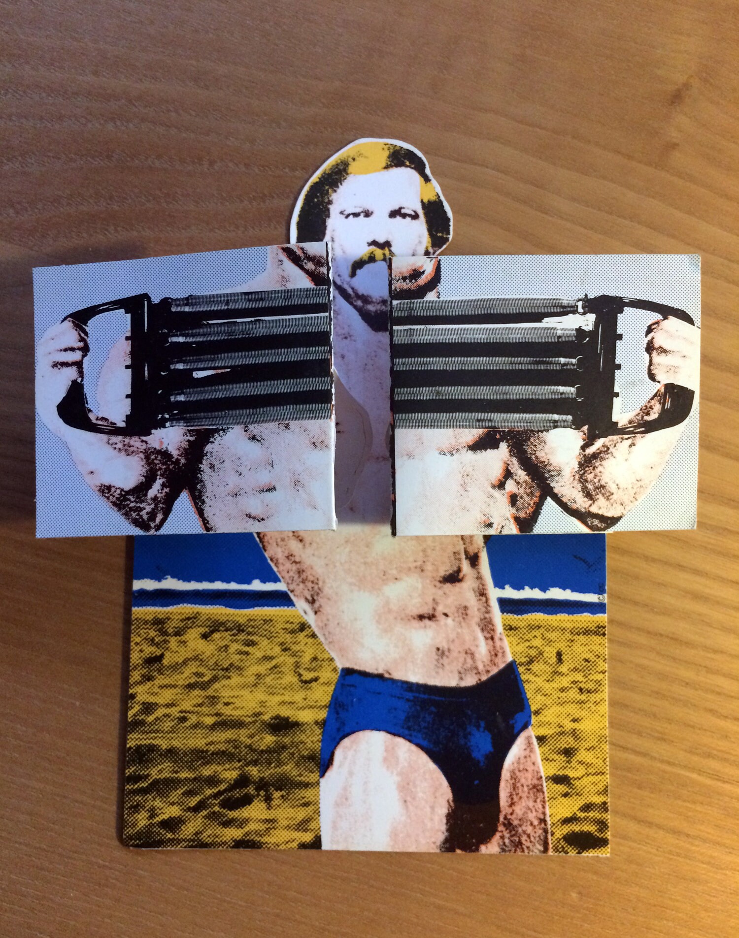 MUSCLE MAN Keep Fit Pop-up Greeting Novelty Card - Etsy
