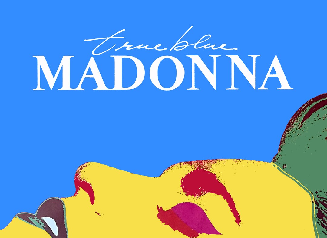 MADONNA True Blue Poster - Etsy