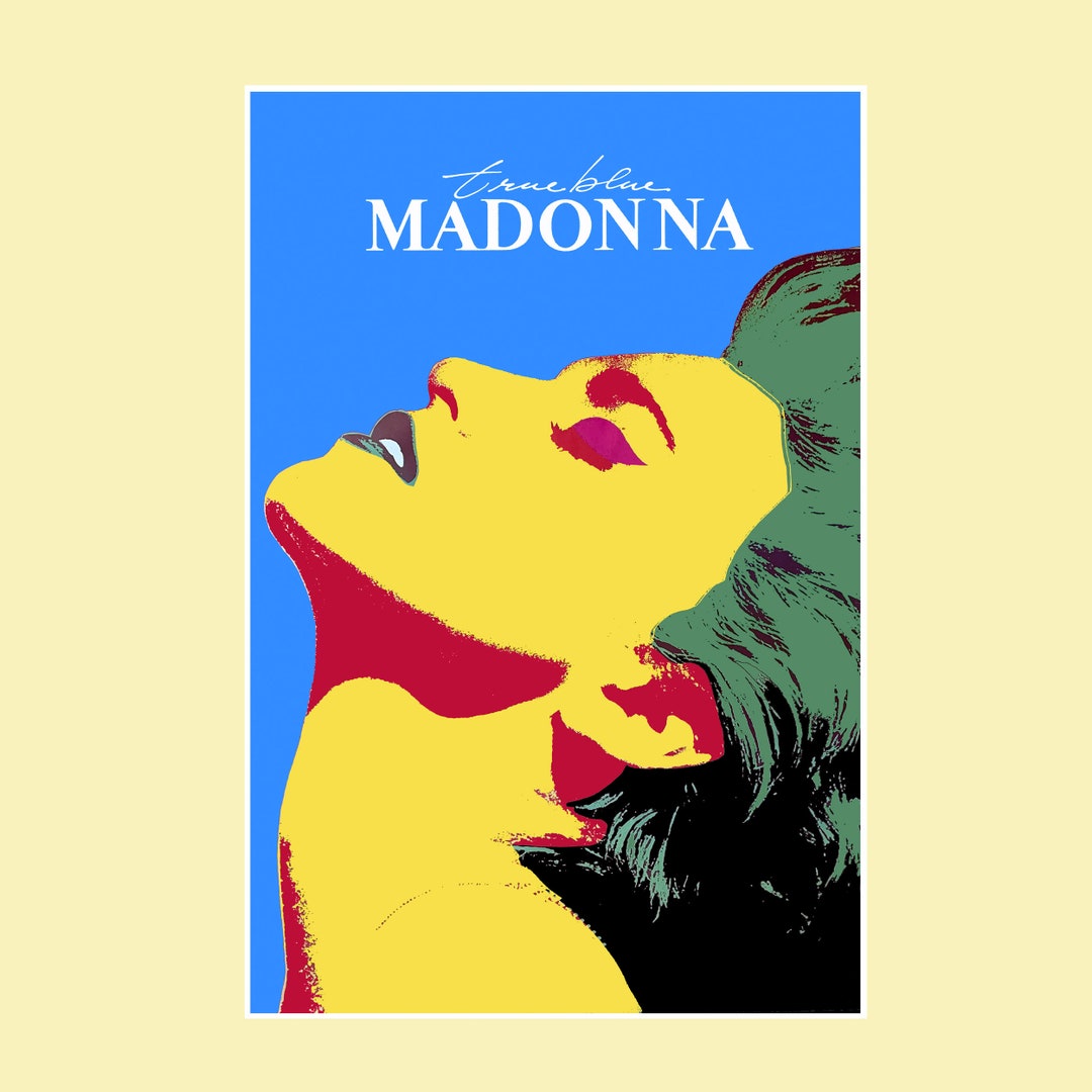 MADONNA True Blue Giant Poster - Etsy