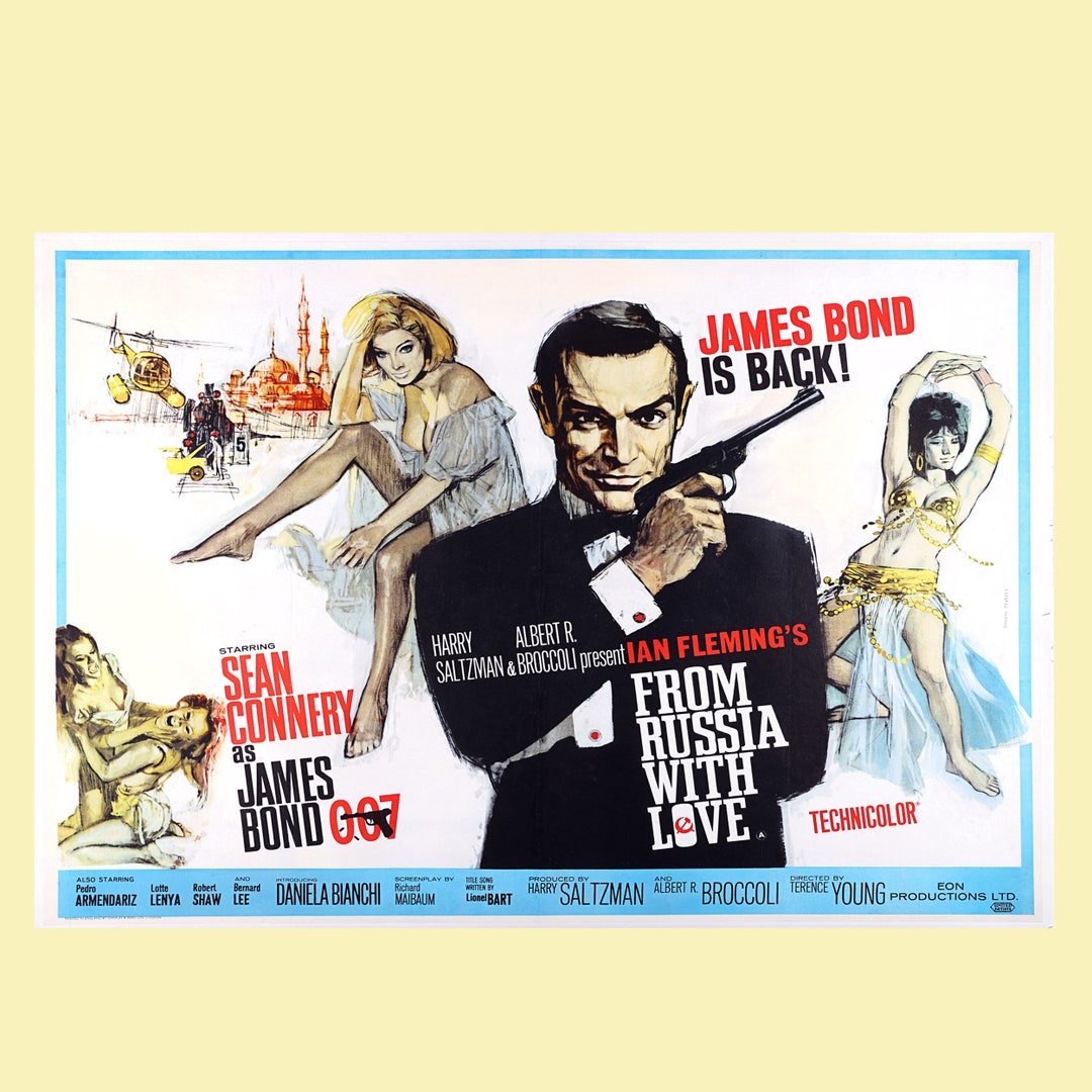 JAMES BOND From Russia With Love Poster - Etsy