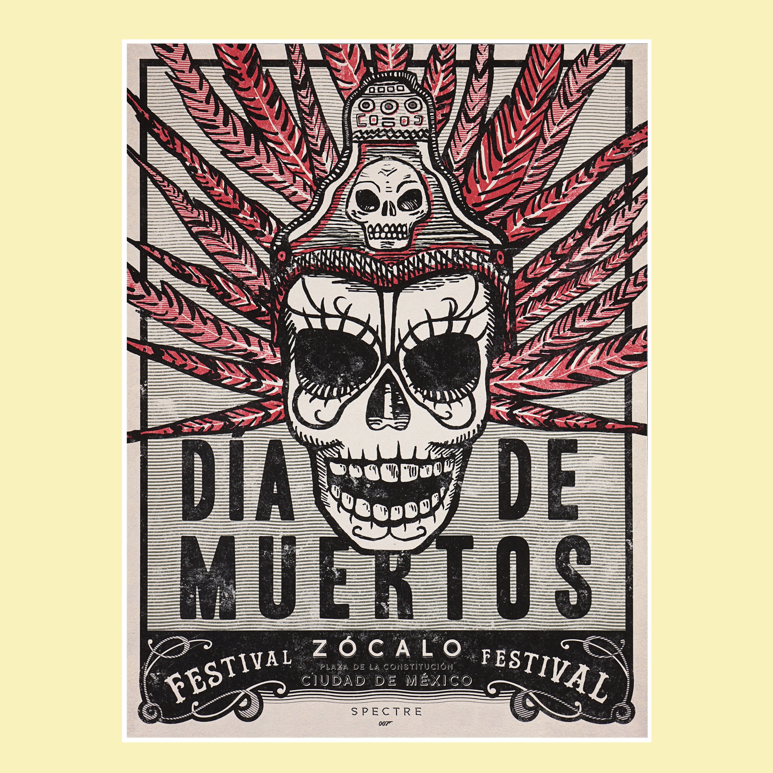 JAMES BOND Spectre Day of the Dead Poster - Etsy UK