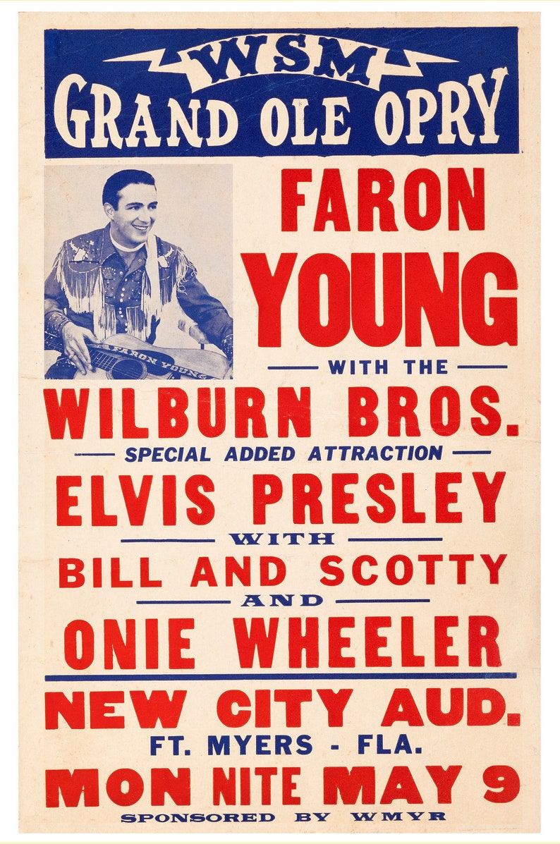 Elvis Presley Grand Ole Opry Poster - Etsy
