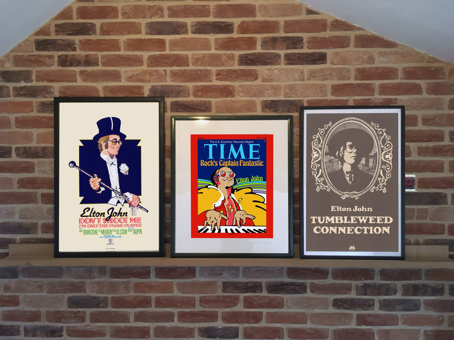 ELTON JOHN Tumbleweed Connection Record Store Promo Poster Rocketman ...