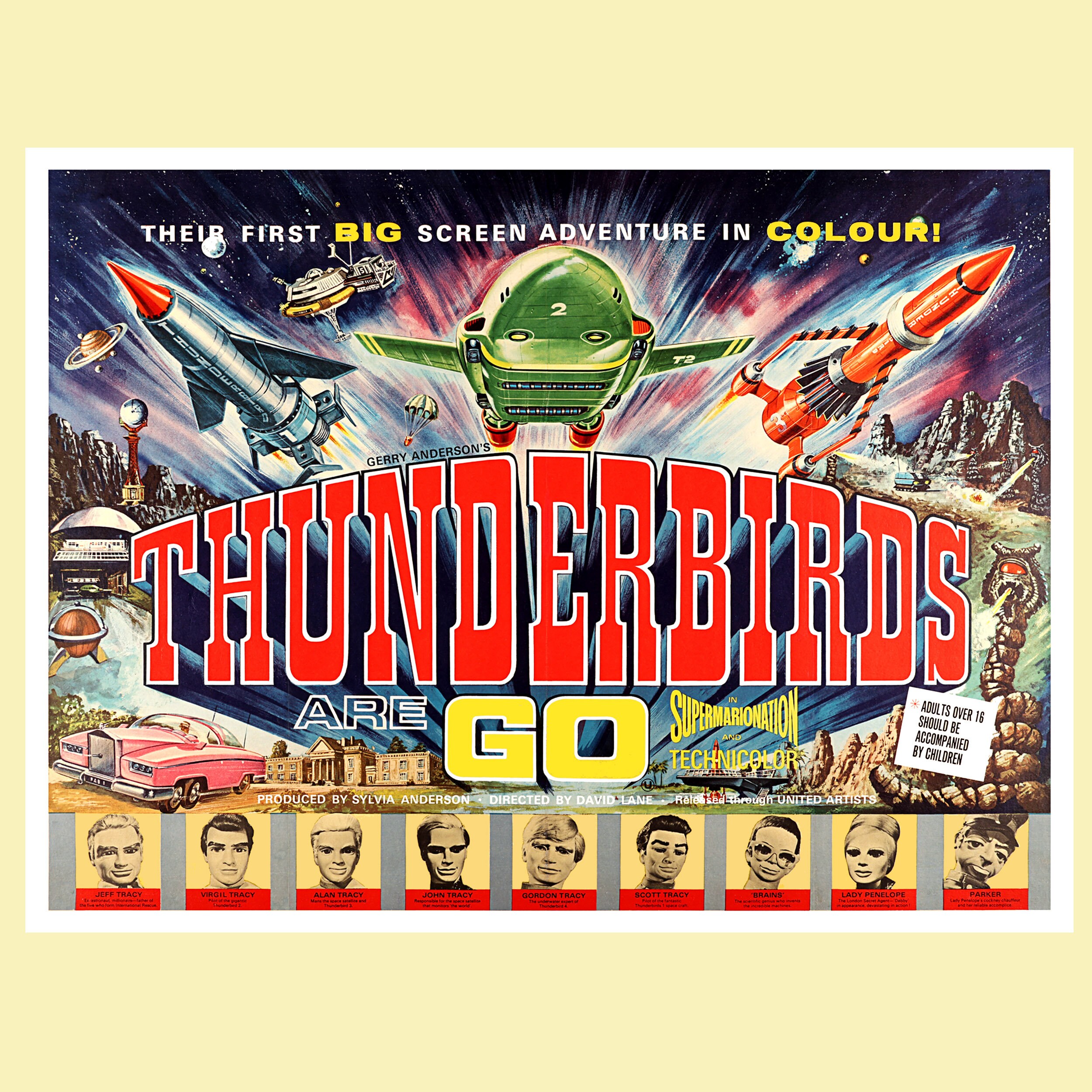 THUNDERBIRDS ARE GO Film Poster - Etsy UK