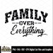 Family Over Everything SVG dxf png and eps | Etsy