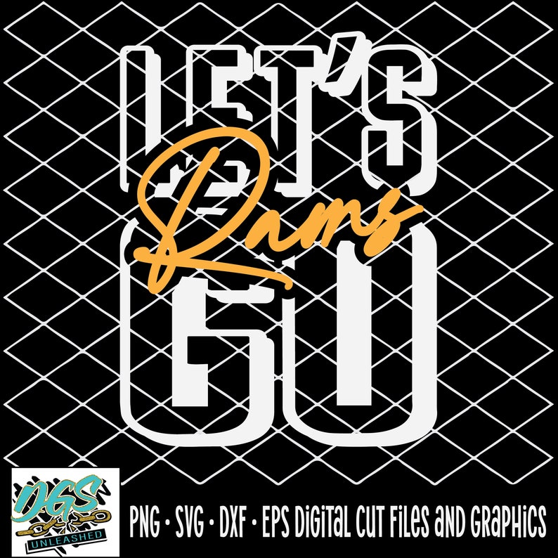 Rams SVG Dxf Eps and Png Digital Cut File - Etsy