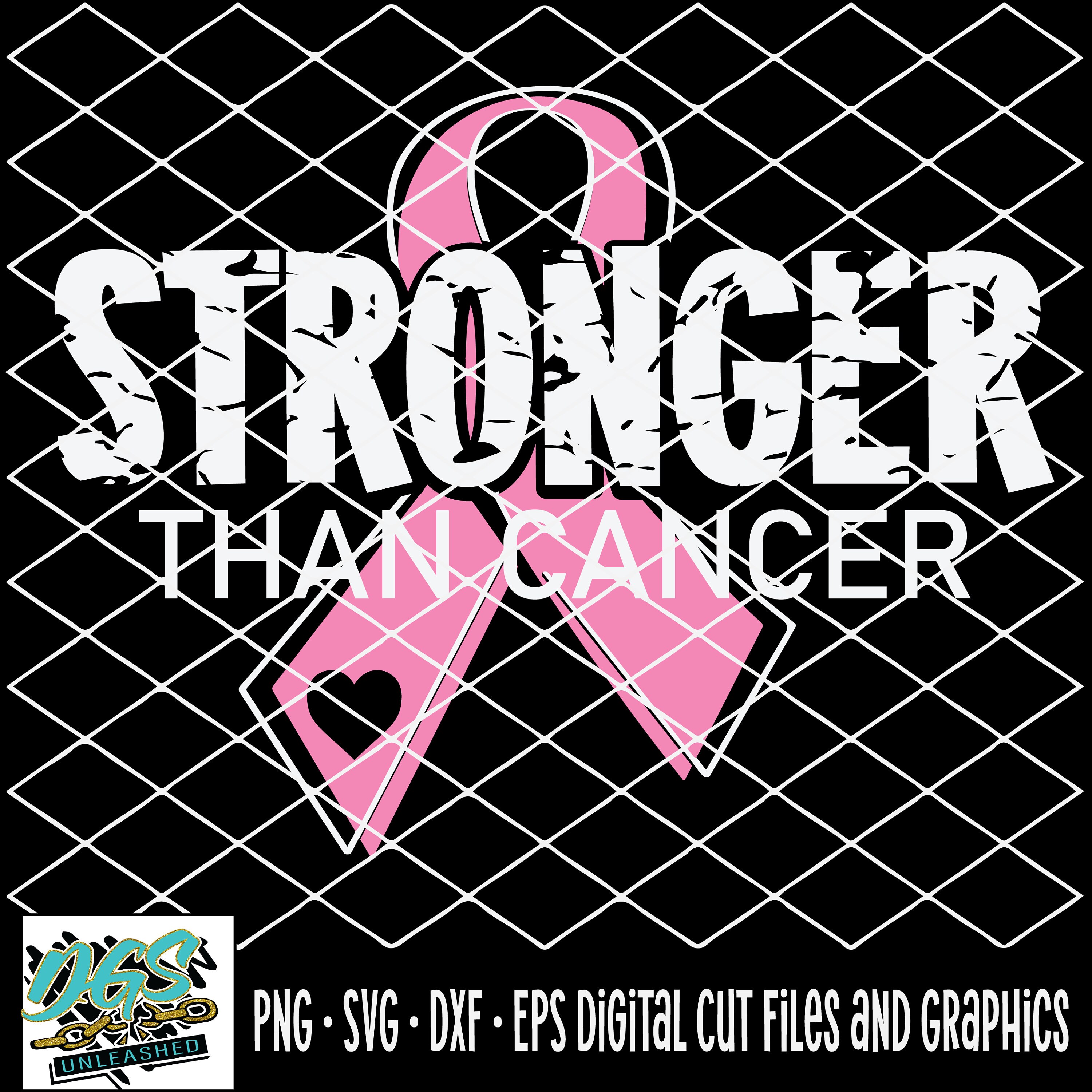 Stronger Than Cancer SVG, Dxf, Png, and Eps Digital Cut File - Etsy
