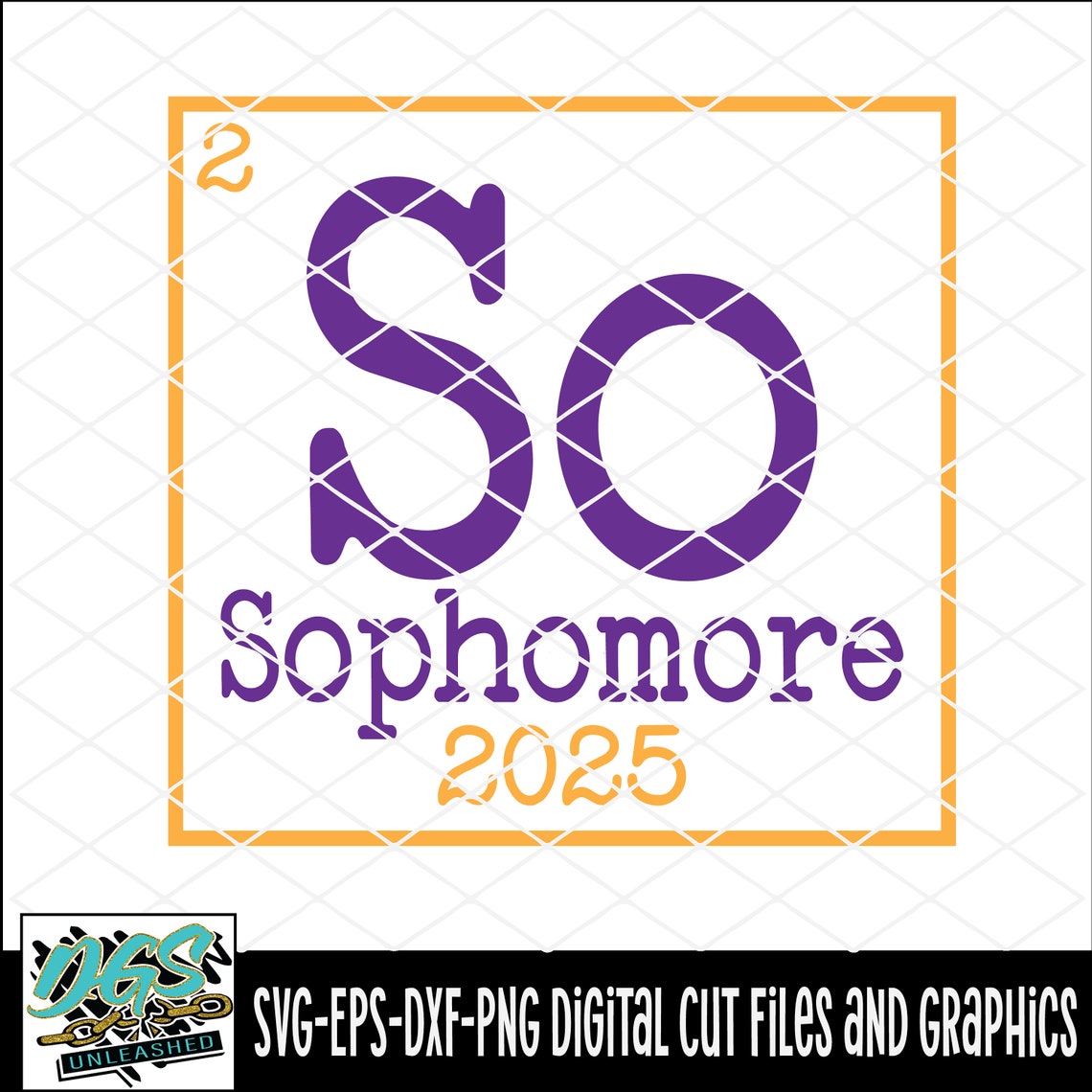 Class Element Sophomore SVG Dxf Eps and Png Digital Design - Etsy